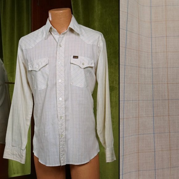 Wrangler | Shirts | Vintage Wrangler Button Up Ml | Poshmark